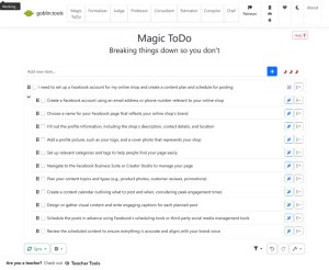 Goblin Tools – AI for Squishy Humans